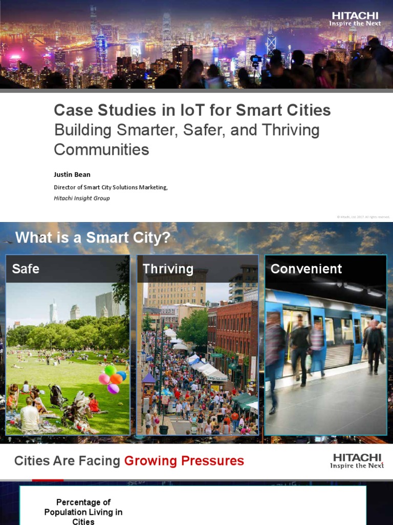 Case Studies in Iot For Smart Cities: Building Smarter, Safer, and Thriving Communities | PDF ...