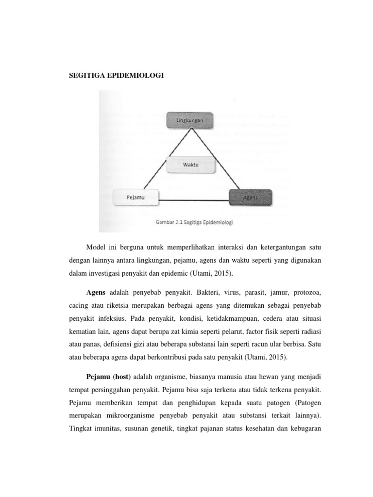 Lo Segitiga Epidemiologi | PDF