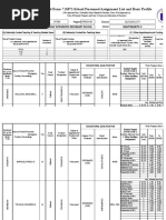 School Form 7 (SF7) School Personnel Assignment List and Basic Profile | PDF | Teachers | Government
