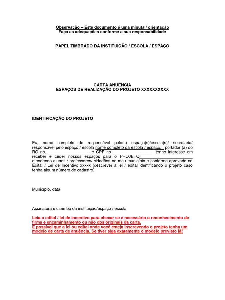 Carta De Anuencia Para Cheque/modelo Carta De Anuencia Protesto Carta De Anuencia Para Cheque/modelo Carta De Anuencia Protesto