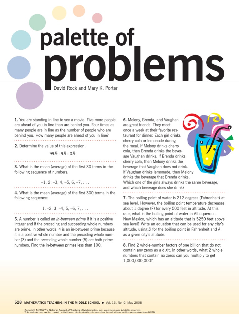 Circle Problem | PDF | Mathematical Objects | Mathematical Concepts