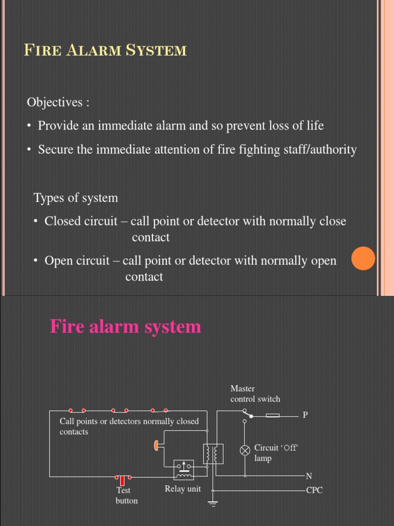 Fire Alarm System | PDF | Switch | Fires