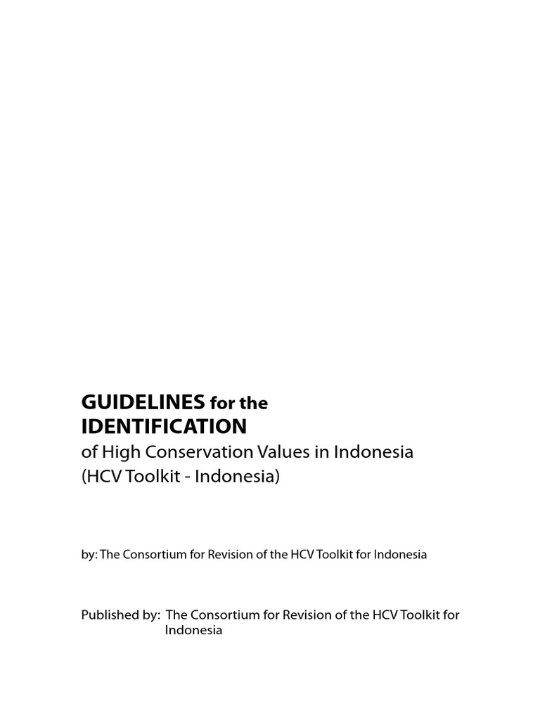 Toolkit HCVF English Version - Final-26jan10 | PDF | Conservation ...