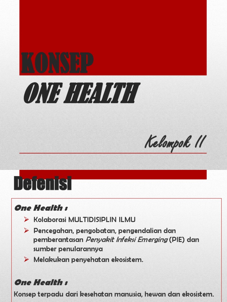Konsep One Health | PDF