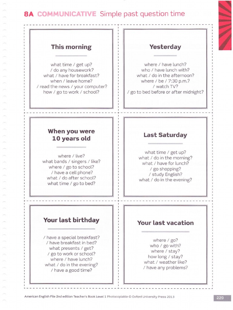 Conversation Past | PDF