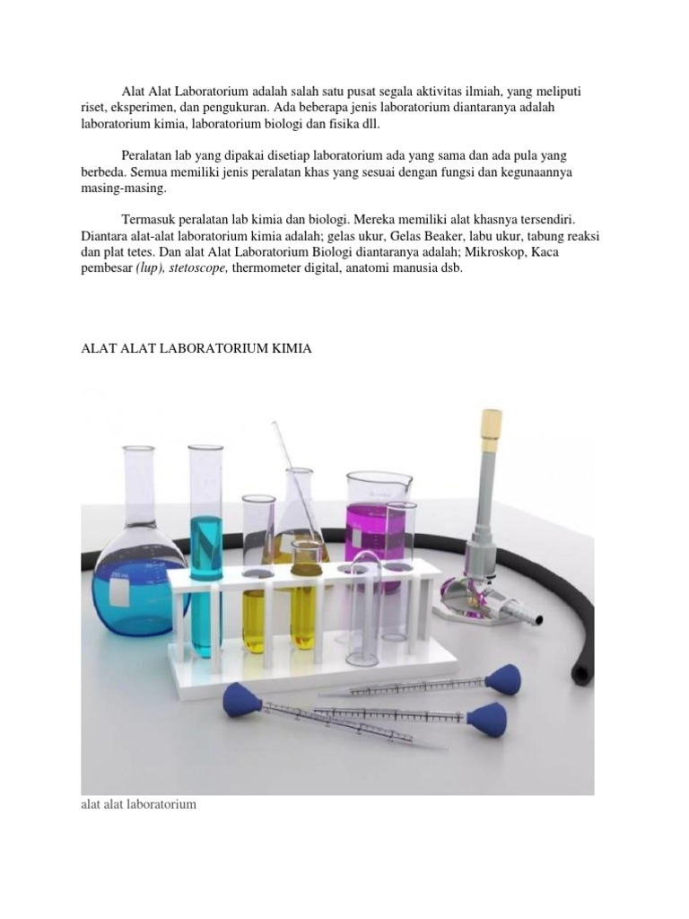 Alat Alat Laboratorium | PDF
