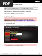 MSI EC Firmware Update Guide for Windows | PDF | Laptop | Personal ...