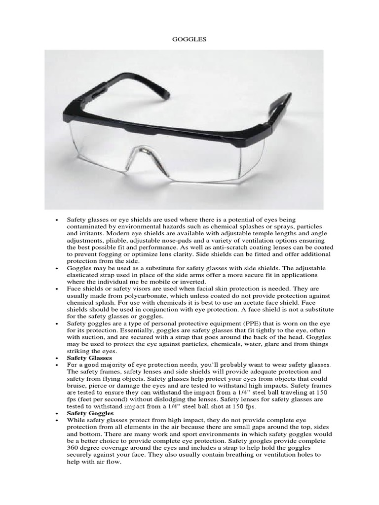 Goggle | PDF