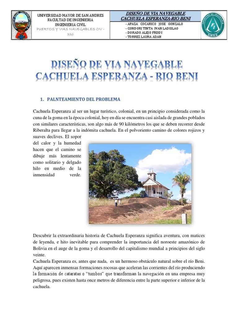 Proyecto Final Rio Beni | PDF | Geografía Física | Ciencias de la Tierra