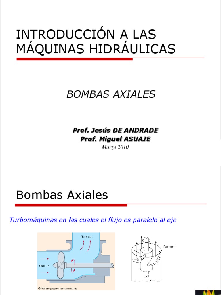 Introducción a Bombas Axiales | PDF | Turbomaquinaria | Bomba