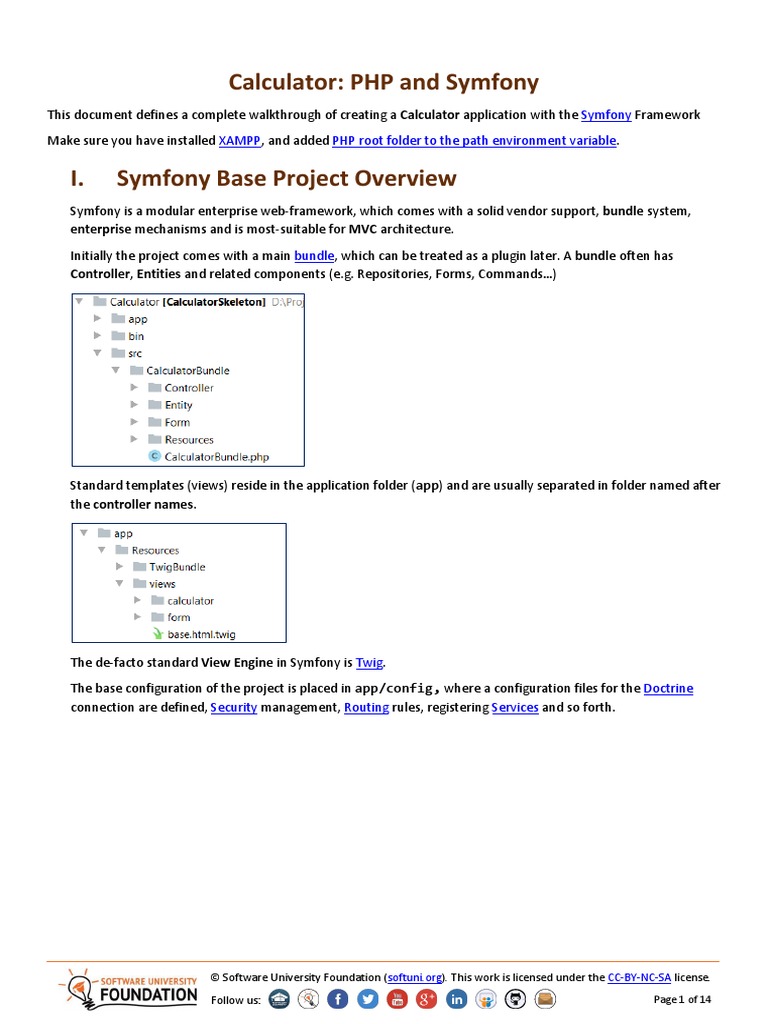 Calculator: PHP and Symfony: Symfony Xampp PHP Root Folder To The Path Environment Variable ...