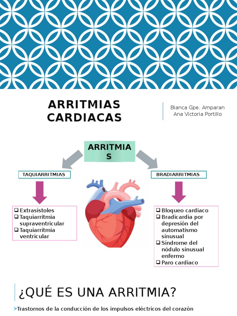 ARRITMIAS CARDIACAS 1.pptx | Enfermedades cardiovasculares | Corazón