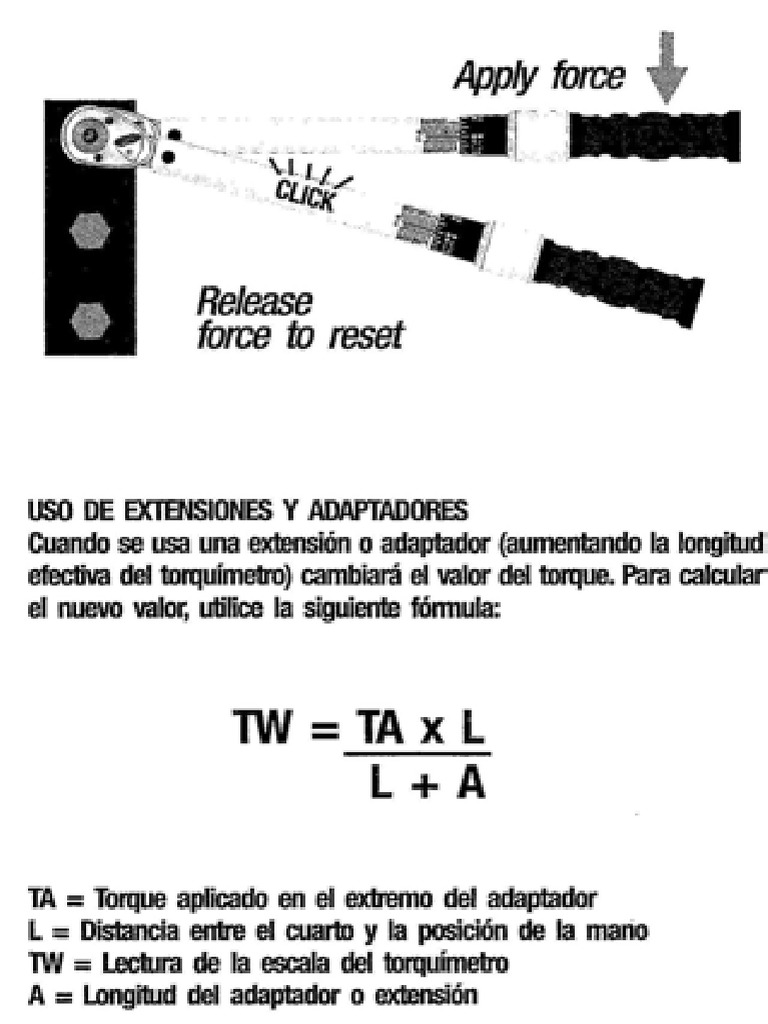Formula Adaptador de Torque-2 | PDF