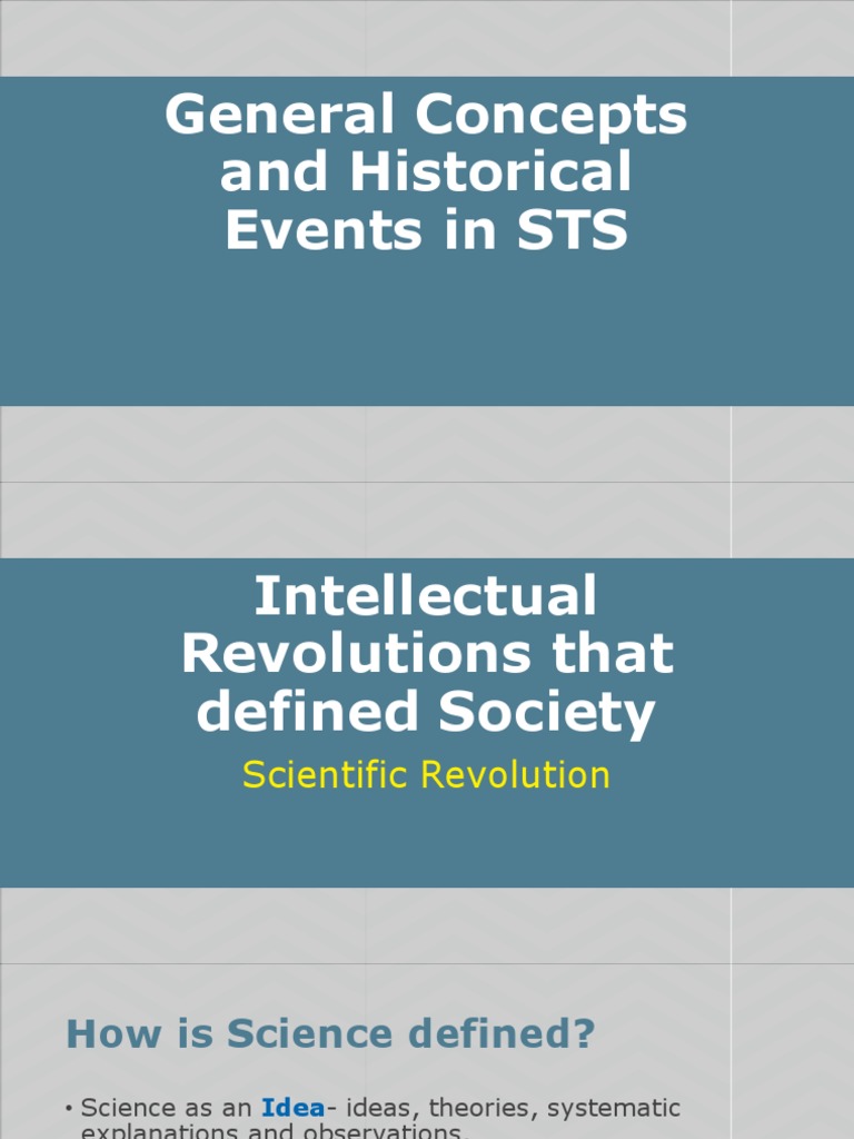 General Concepts and Historical Events in STS | PDF