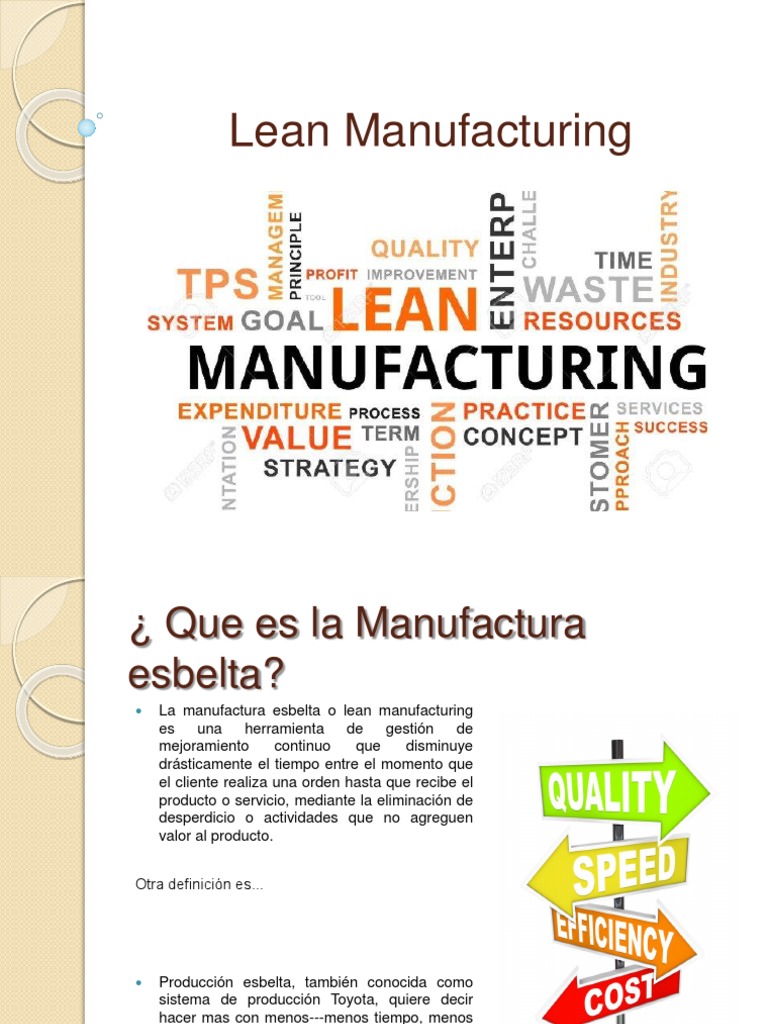 Lean Manufacturing | PDF | Lean Manufacturing | Six Sigma