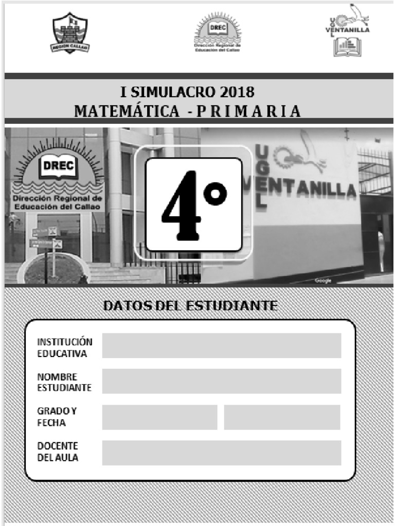 SIMULACRO MATEMÁTICA 4TO | PDF | Naturaleza