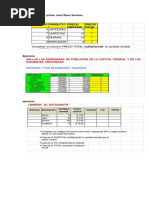 Ejercicios de Excel Basico | PDF | Microsoft Excel | Informática