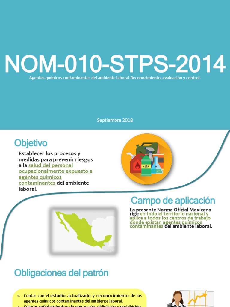 NOM-010-STPS-2014 To | PDF | Contaminación | Laboratorios