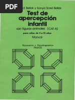 Prueba CAT-YTat Completo | PDF | Adultos | Teoría