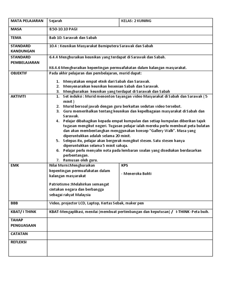 Panduan Kerja Kursus | PDF