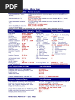 Sabre Red Hotel Quick Reference | PDF | Hotel