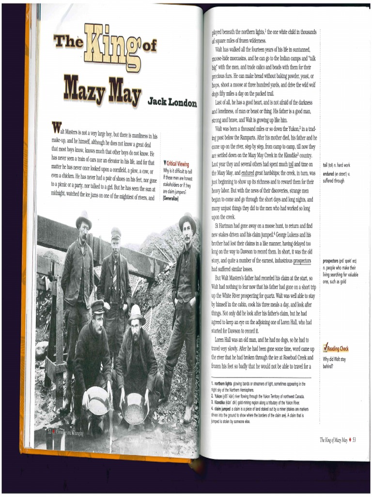 The King of Mazy May Jack London 8 | PDF