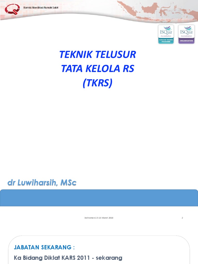 Rev-Teknik Telusur TKRS | PDF