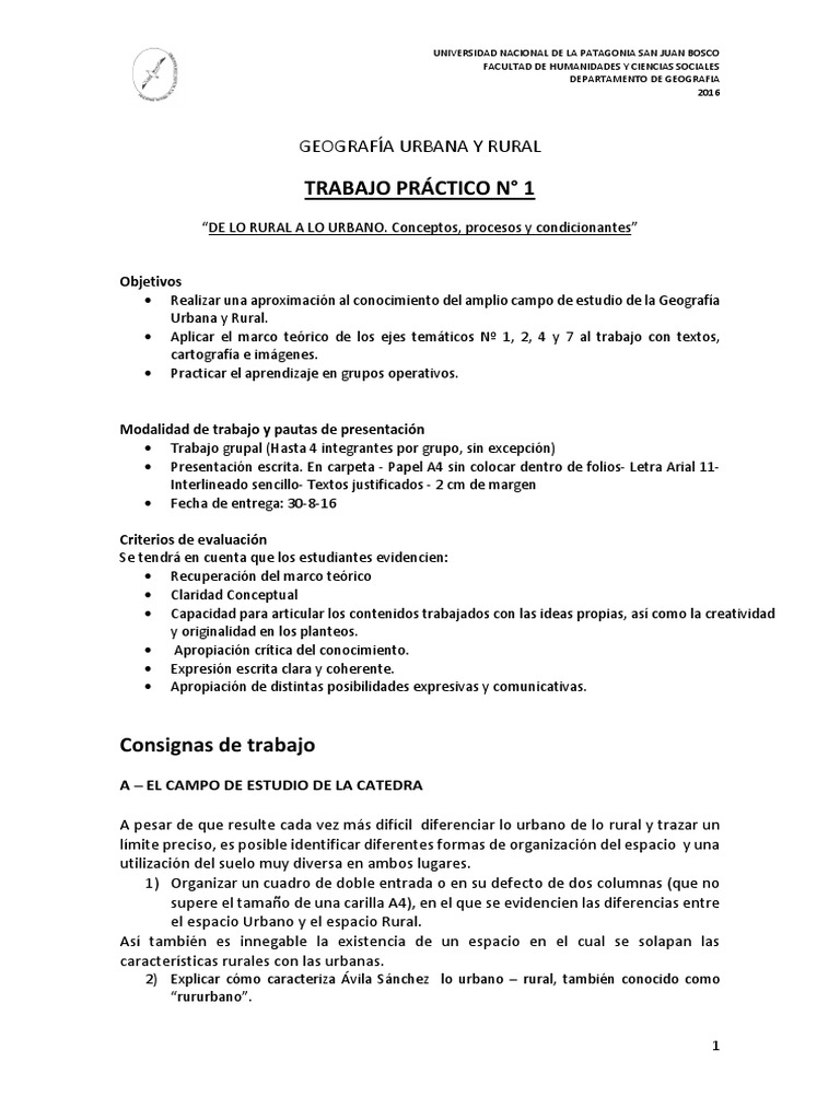 TP1 GUyR 2016 | PDF | Américas | Mesoamérica