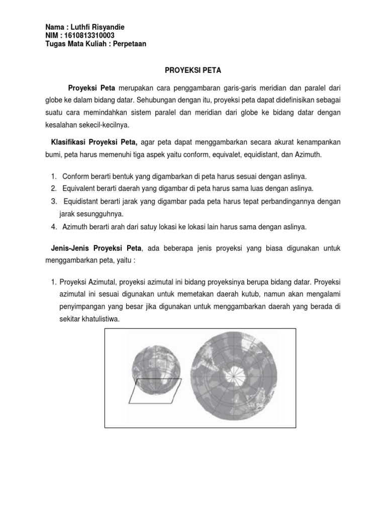 Proyeksi Peta | PDF