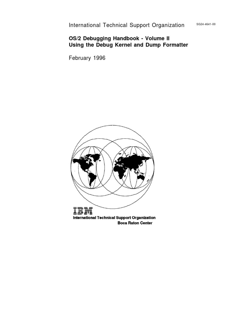 Os2 Debugging Handbook Volume Ii Using The Debug Kernel And Dump Formatter Pdf Operating 