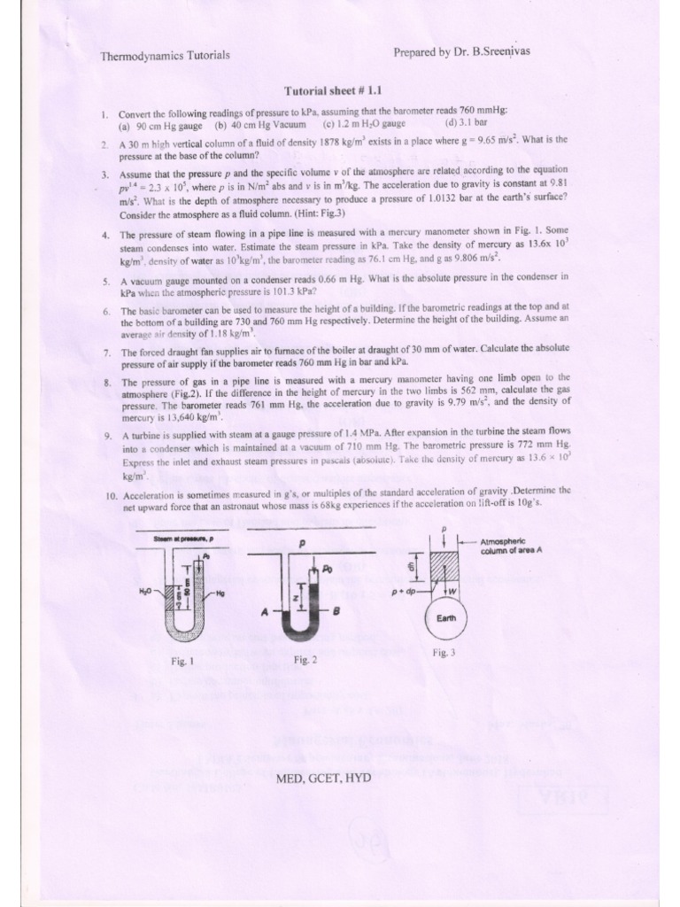 Tutorial 1.1 With Solutions PDF | PDF