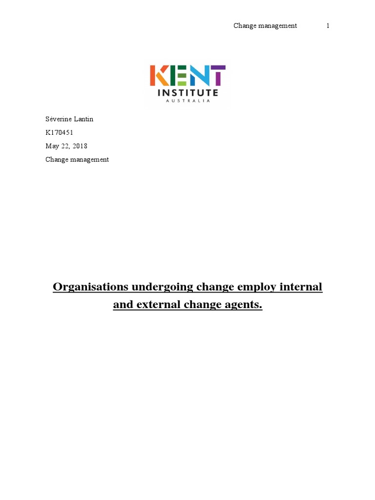 Change Management Essay | PDF | Change Management | Business Process