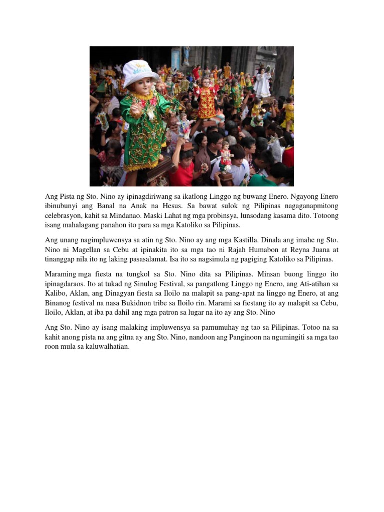 Ang Pista NG Sto | PDF