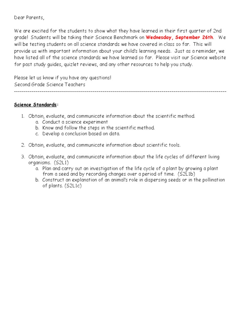 3 pl-q1 Science Benchmark | PDF