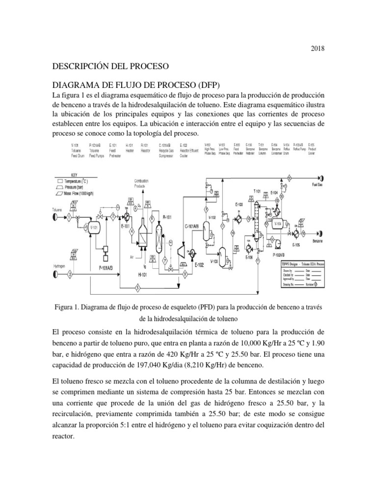 Caracterización de Un Proceso Industrial, Diagrama Dfp y Dti ...