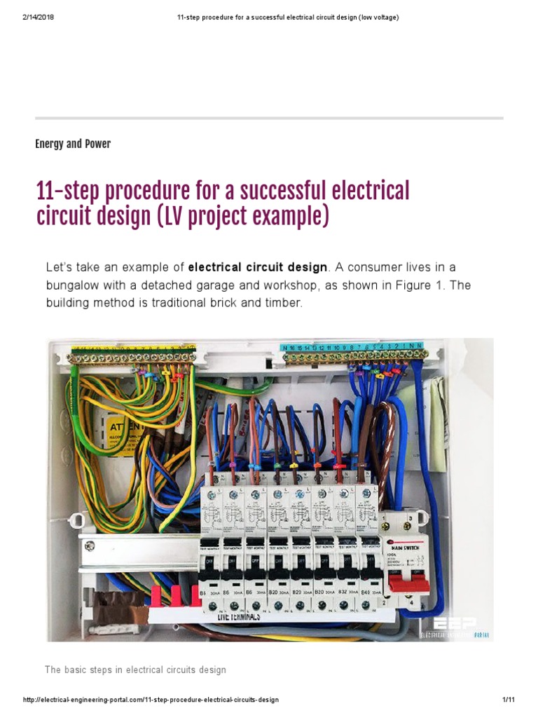 11-Step Procedure For A Successful Electrical Circuit Design (Low ...