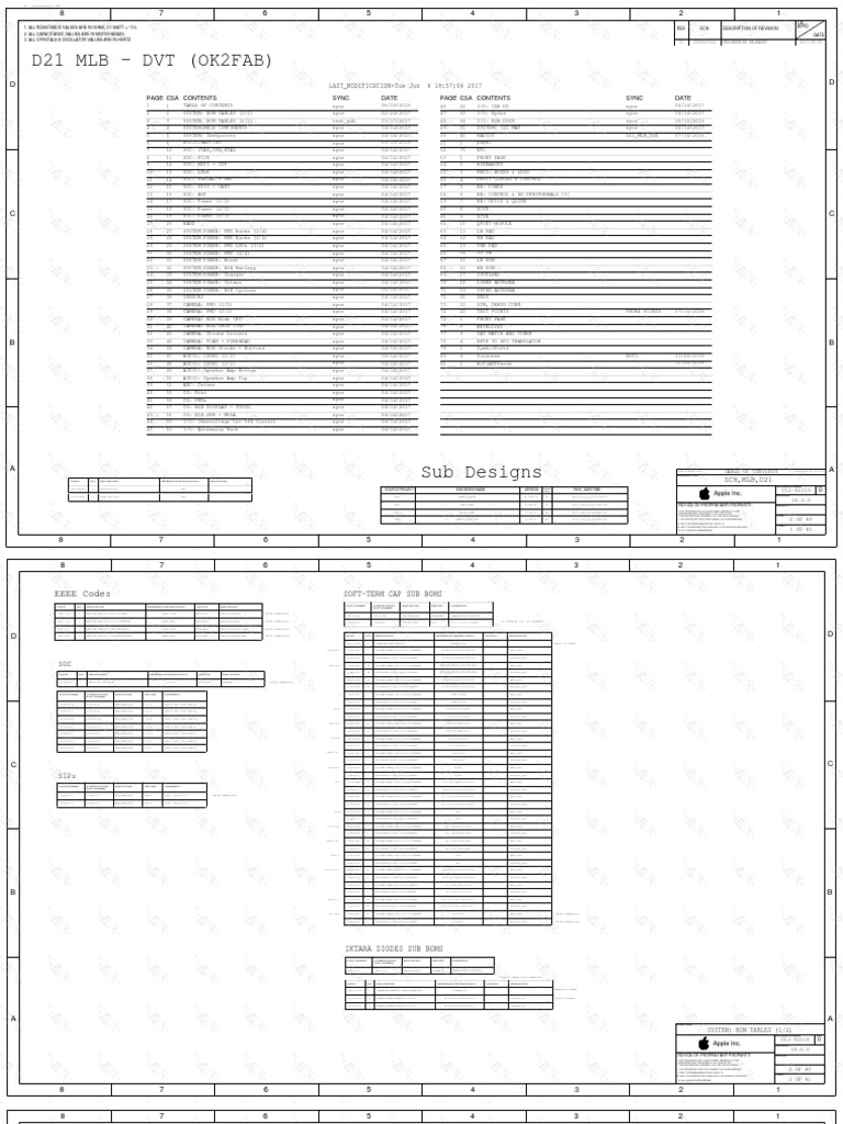 iPhone 8 Plus Schematic Diagram | PDF | Mobile Phones | Mac Os