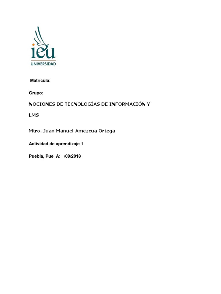 Formato Presentacion Ieu | PDF