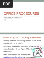 Procedures For Dealing With Incoming and Outgoing Mail in Large and ...