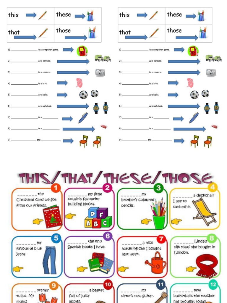 This That These Those | PDF