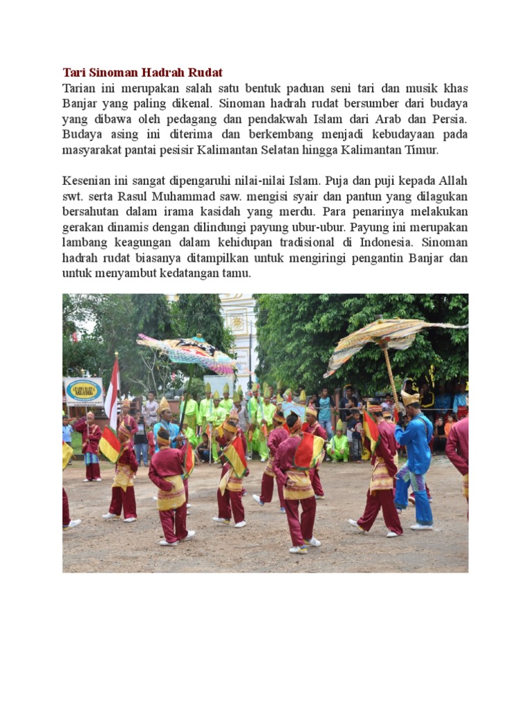 Tari Sinoman Hadrah Rudat | PDF
