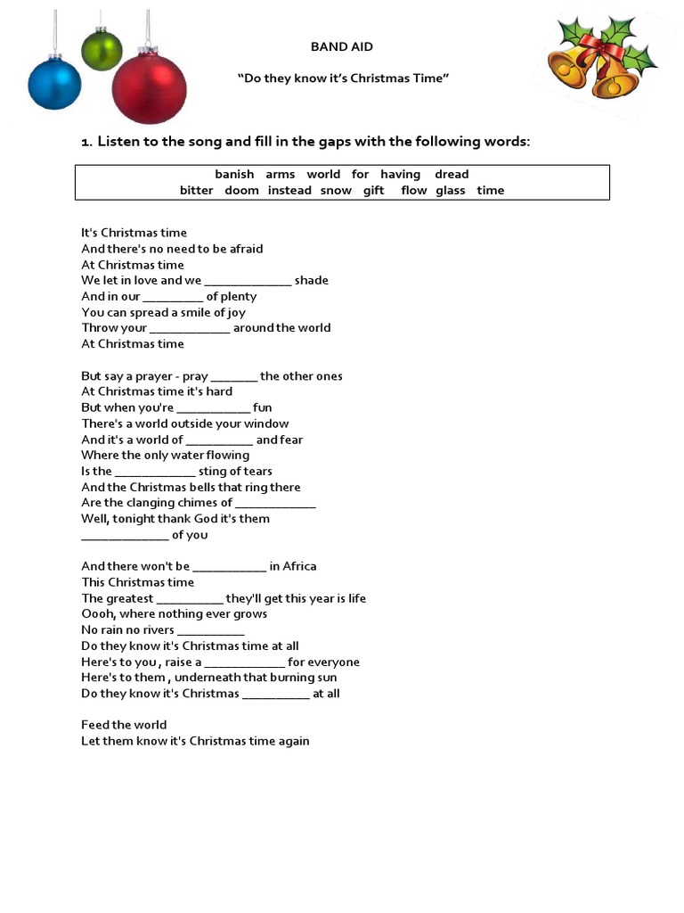 Do They Know It's Christmas? | PDF | Music Industry | Recorded Music