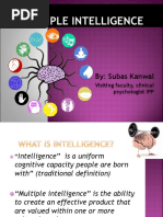 The 9 Intelligences of MI Theory | PDF | Intelligence | Theory