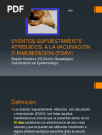 Manual ESAVI 2025: Vigilancia Vacunal | PDF | Vacunación | Vacunas