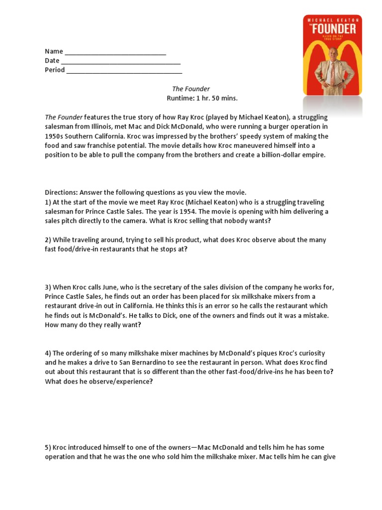 Ray Kroc and the McDonald Brothers' Clash | PDF | Mc Donald's | Franchising