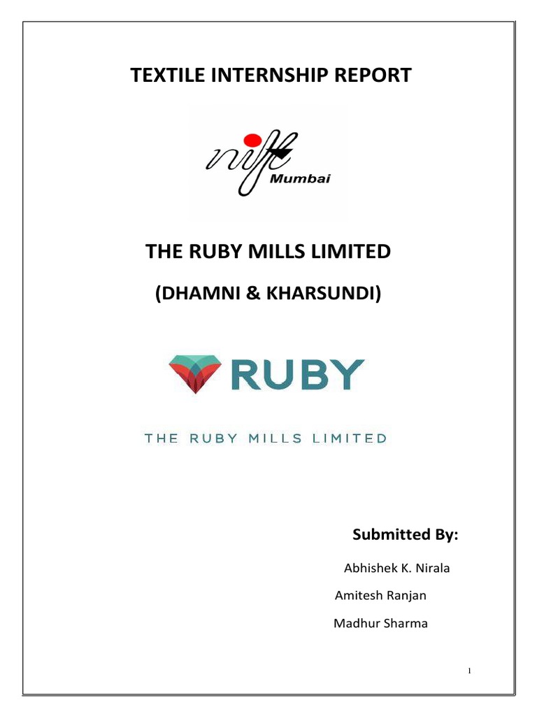 Textile Internship 2018 | PDF | Weaving | Textile Arts