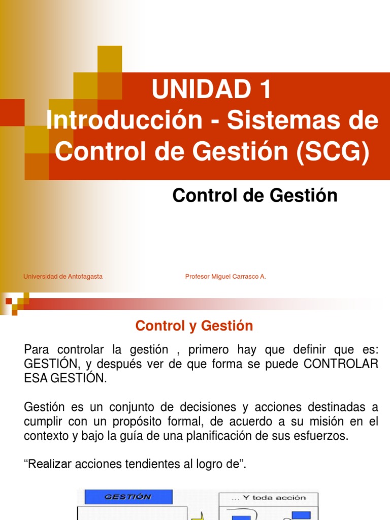 Introducción Al Sistema de Control de Gestión | PDF | Business | Economias