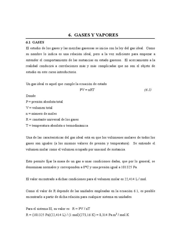 Estequio 2 | PDF | Gases | Humedad