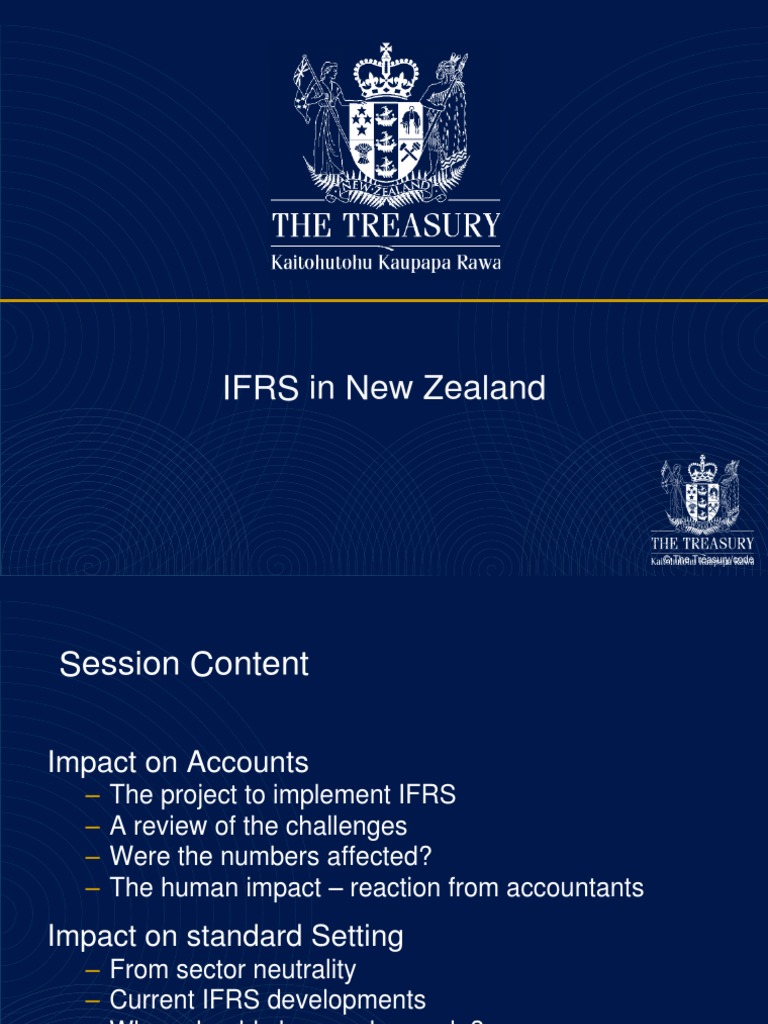 IFRS in New Zealand: © The Treasury/code | PDF | International ...