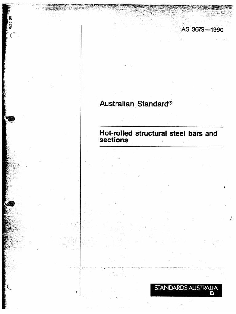 AS3679 Hot Rolled Bars Sections Australian PDF | PDF